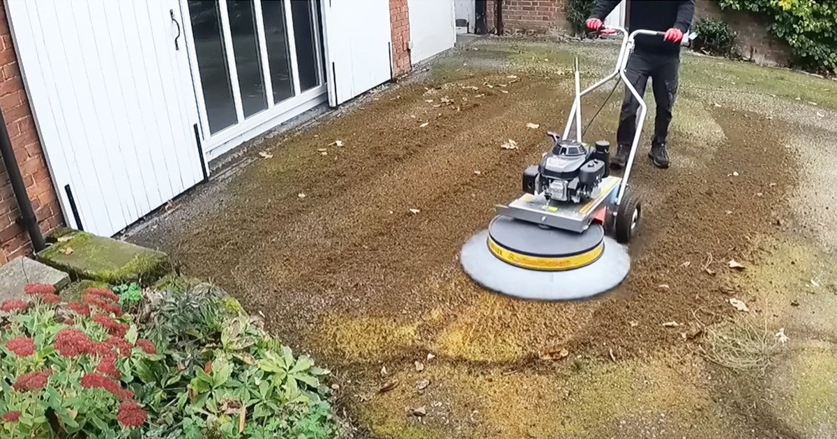 Partridge Exterior Cleaning Tests the Westermann Moss Brush